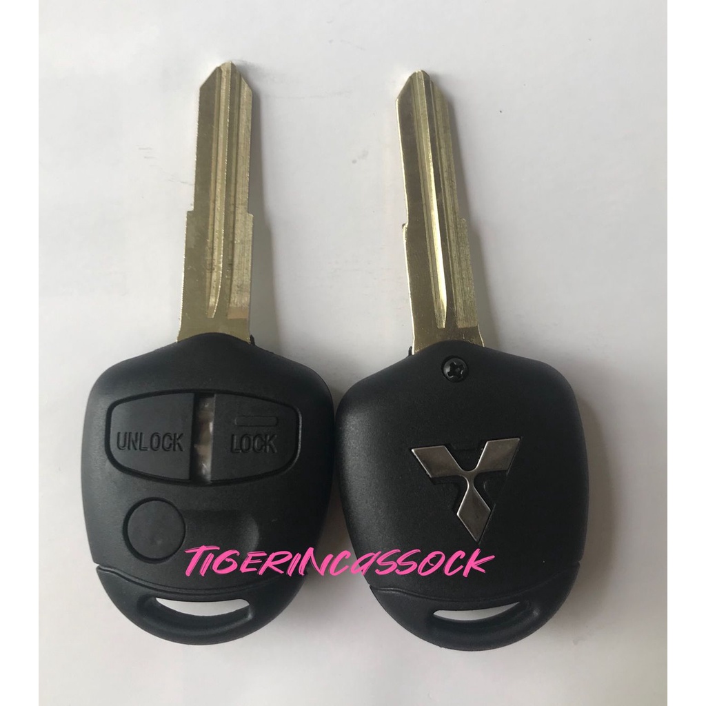 Mitsubishi modified flip 2/3 button key casing to replace Triton Lancer ...