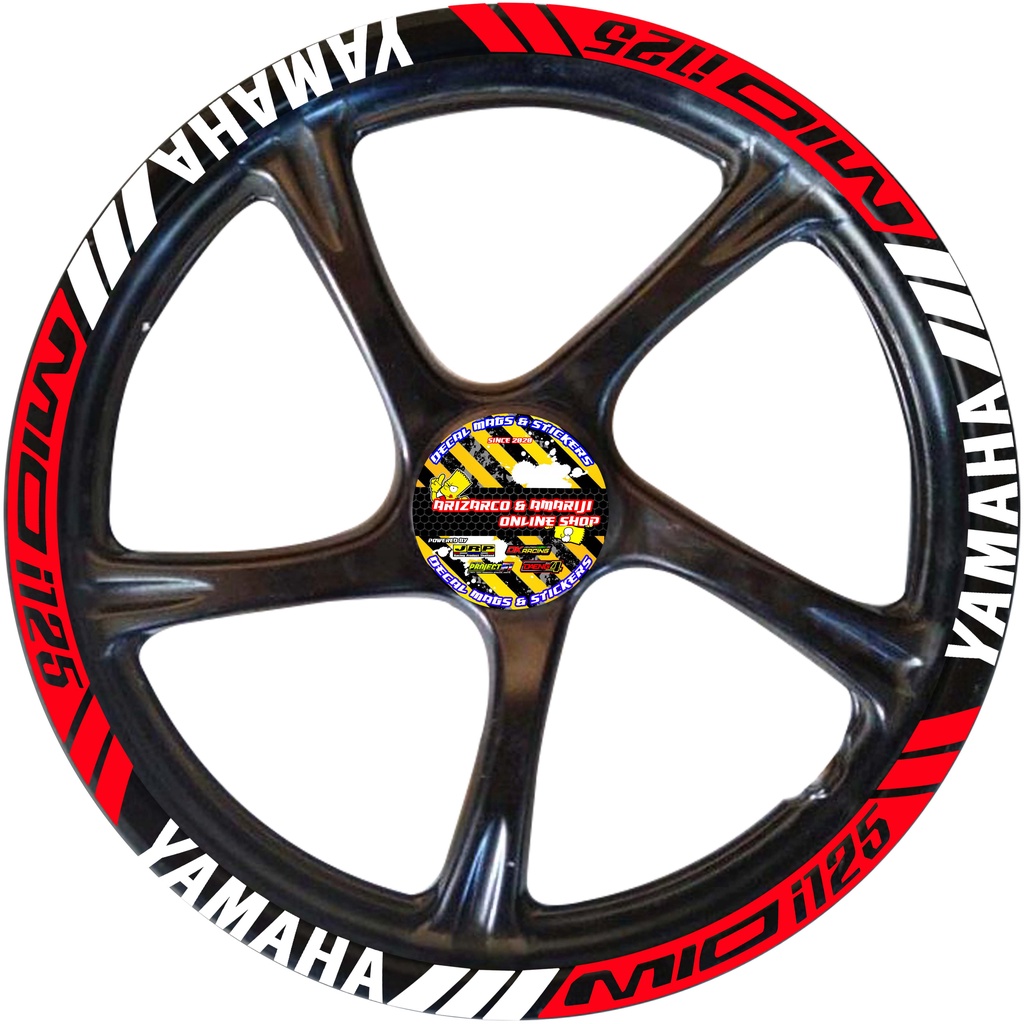 YAMAHA MIO I 125 NEW DESIGN DECAL MAG STICKER GOOD FOR 2 MAGS | Shopee ...