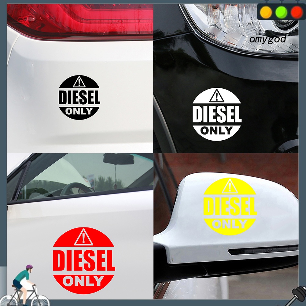 OMG-ONLY Letter Reflective Funny Car Styling Decorative Stickers Auto ...