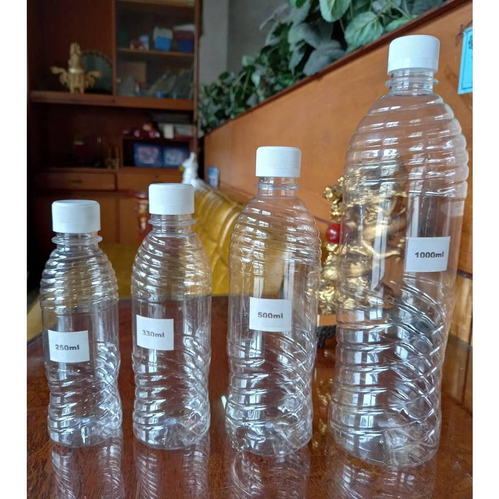 MINERAL BOTTLE/PET BOTTLE WITH CAP | Shopee Philippines
