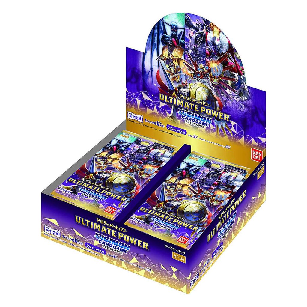 Digimon CG BT02 Ultimate Power Booster (1 Box) | Shopee Philippines