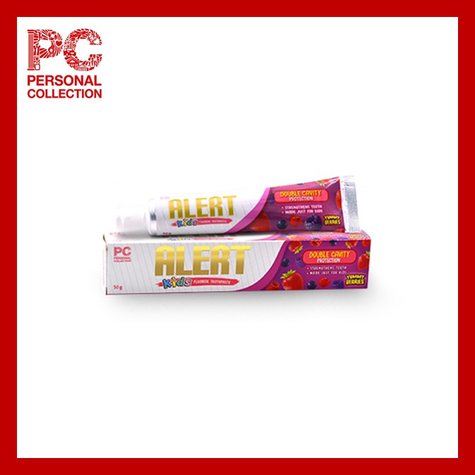 PC Alert Kids Fluoride Toothpaste 50g | Shopee Philippines