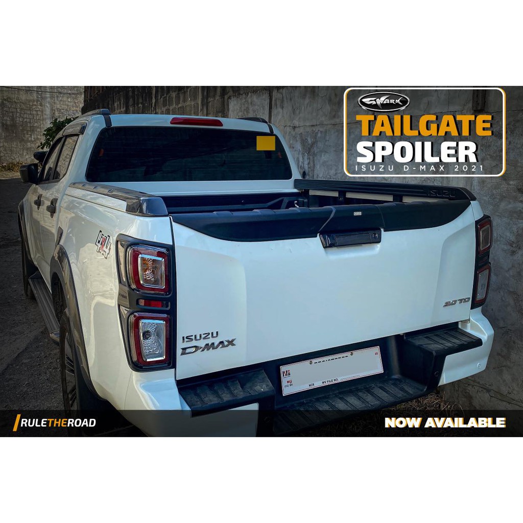 Shark Tailgate Spoiler for Isuzu D-max 2021-2023 | Shopee Philippines