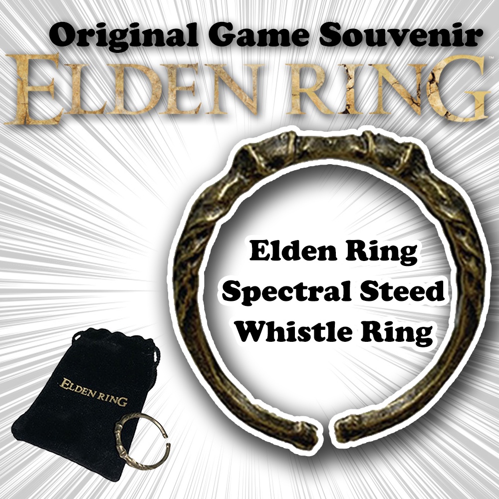 PS4 PS5 Elden Ring Souvenir Spectral Steed Whistle Ring 艾尔登 法环 灵马 指环 戒指 ...