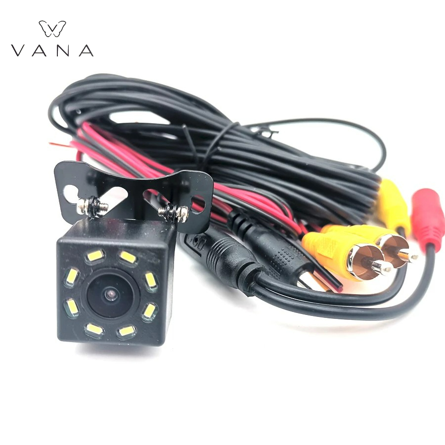 VANA 12V 8 LED Hd Car Rearview Backup Parking Camera Auto Parking ...
