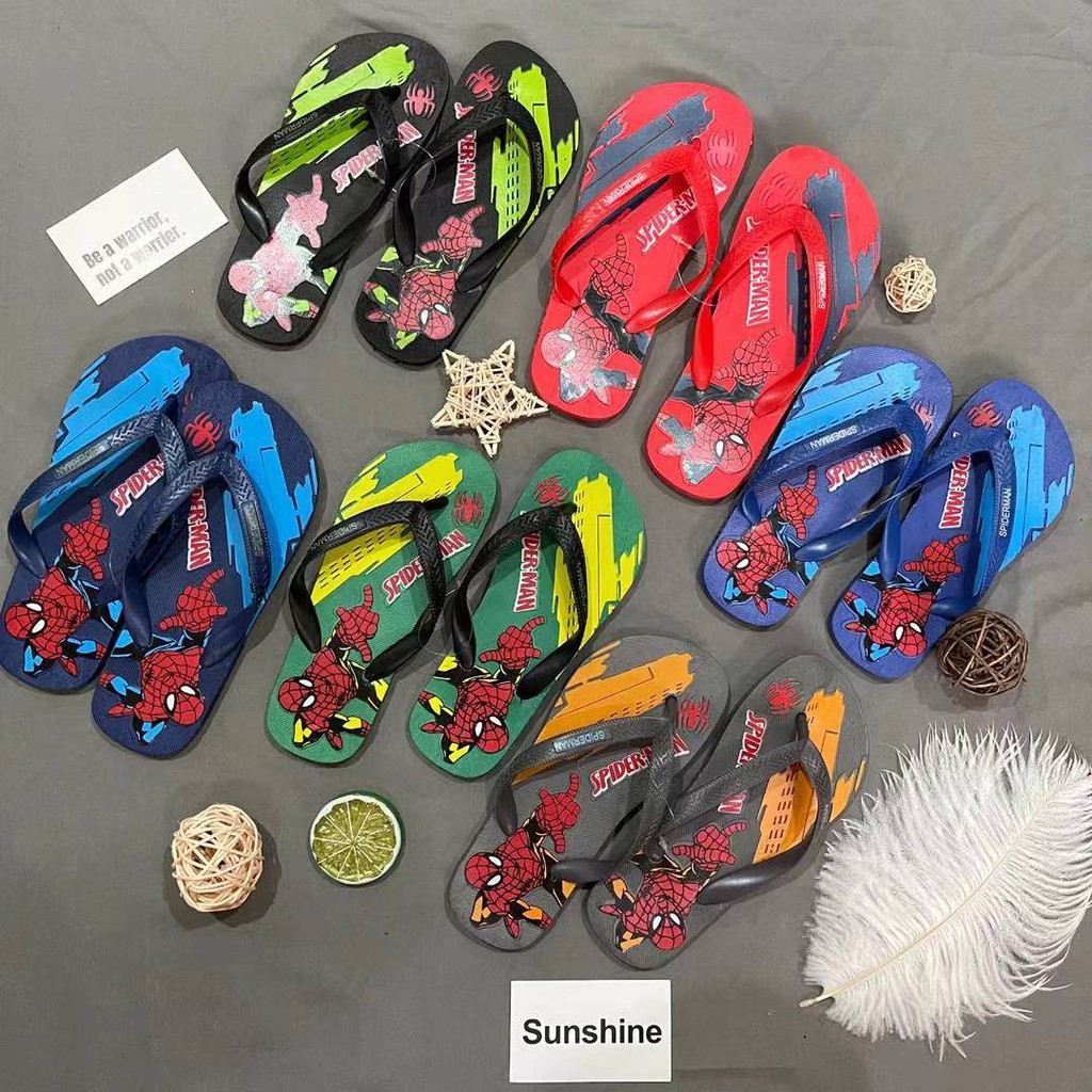 Sunstar Cartoons Character Rubber Slippers For Kids Boy Comfortable ...