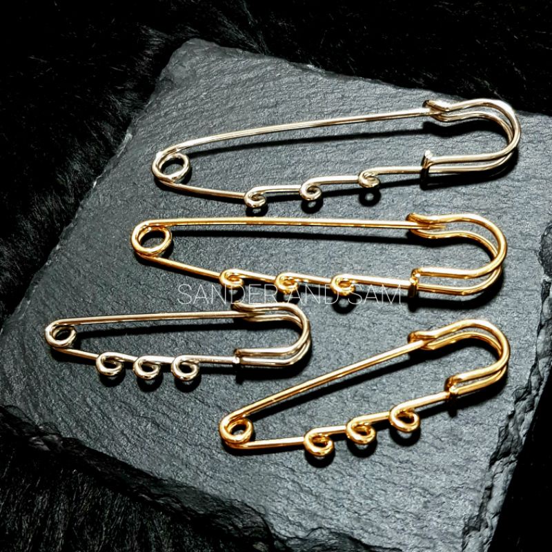 Pins with 3 Rings Safety Brooch for DIY Jewelry Making | Shopee Philippines
