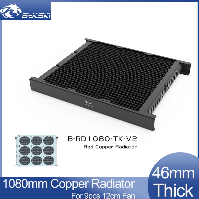 Bykski B-RD1080-TK-V2, 1080mm Full Copper PC Water Cooling Radiator ...