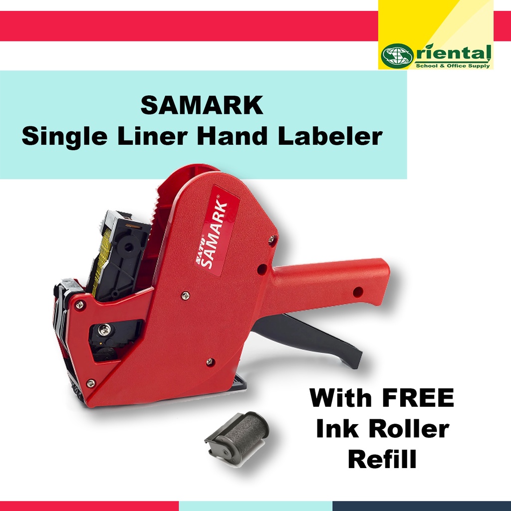 Samark Single Liner Hand Labeller 8-Digit Heavy Duty Sato Gun Tagger ...