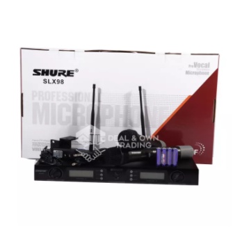 Shure SLX-98 UHF Dual Wireless Handheld Mic | Shopee Philippines