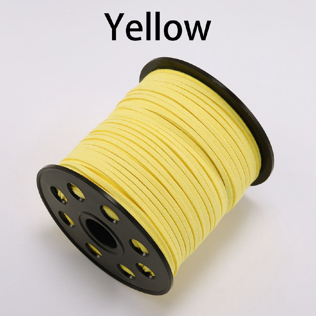 St.kunkka 10m/lot 2.5 mm Flat Faux Suede Braided Cord Korean Velvet ...