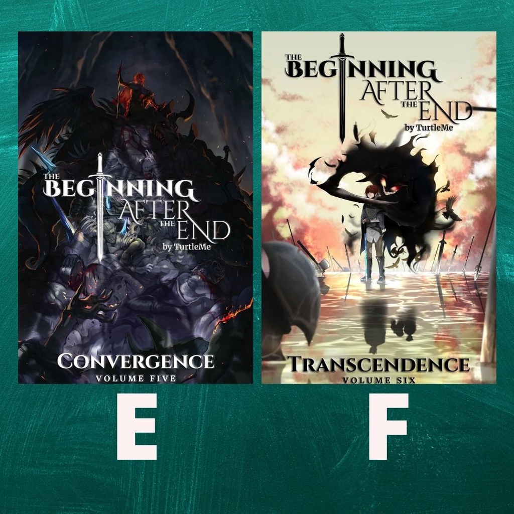 THE BEGINNING AFTER THE END (TBATE) - MANHWA BOOK COVER POSTERS (A4 ...