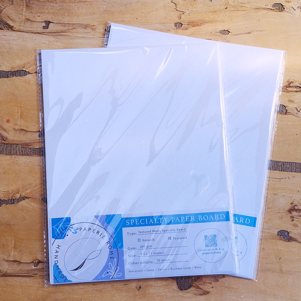 260 gsm textured paperboard, Pack of 10s, matte paperboard for wedding ...