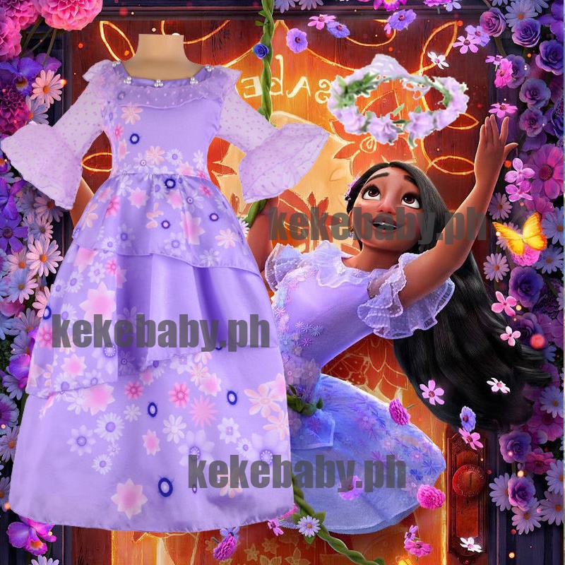 Encan Dress Costume Isabela Madrigal Costume Kids Disny Princess Baby ...
