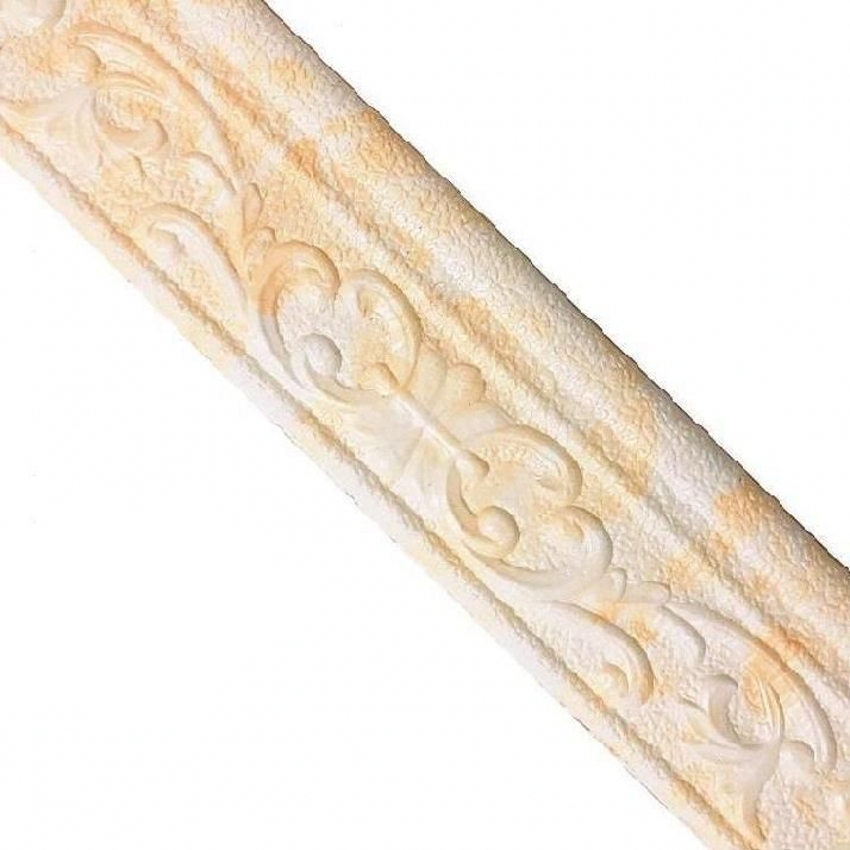 3d Pattern Embossed Foam Baseboard Wall Sticker 2 3m Self Adhesive