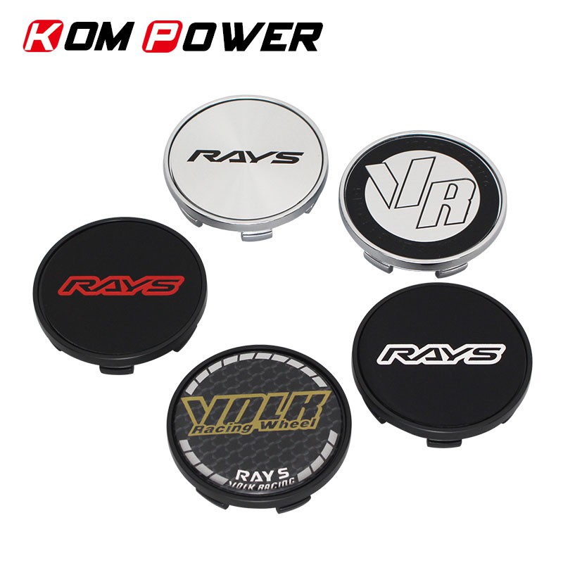 4pcs 54/49mm clip volk rays center cap for rims universal wheel cap ...