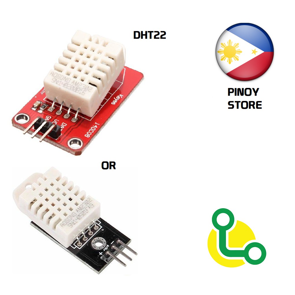DHT22 temperature and humidity sensor module for Arduino 3 pins ...