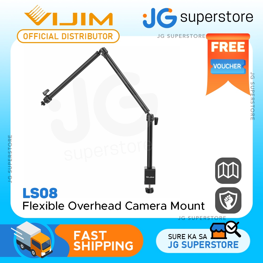 Vijim by Ulanzi LS08 Flexible Desk Mounting Aluminum Stand 3-Stage ...
