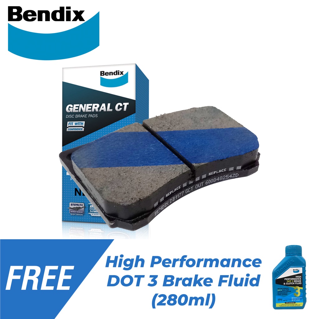 Bendix Brake Pads GCT DB1177 Front Set for Mazda Familia 323 1996-1998 | Shopee Philippines