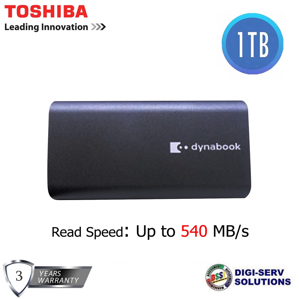 Toshiba dynabook Boost X20 1TB Portable SSD (OA1236L-NEEA) | Shopee ...