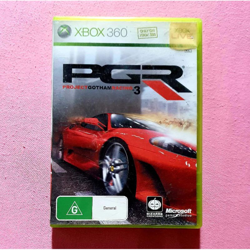 Xbox 360 Game Project Gotham Racing PGR3 (with freebie) | Shopee ...