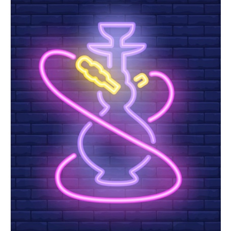 Shisha Neon Light Hookah Logo Room Decor Man Cave Decoration Smoke Bar ...