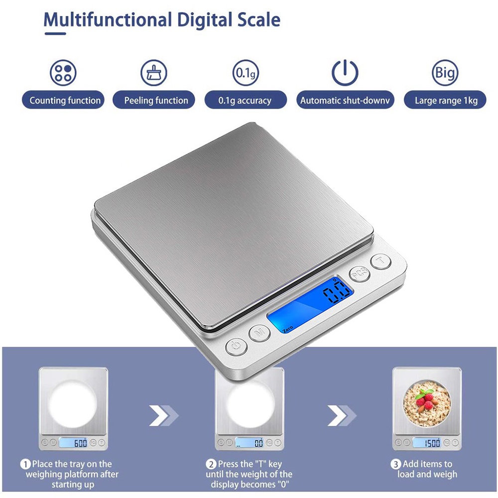 Digital Kitchen Scale Food Weighing Scale Electronic Kitchen Scale ...