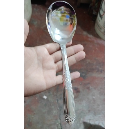 SERVING SPOON STAINLESS big | Shopee Philippines