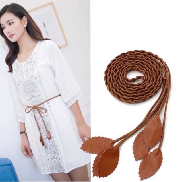 Ems Knotted Ethnic Tassel Waist Rope | Shopee Philippines