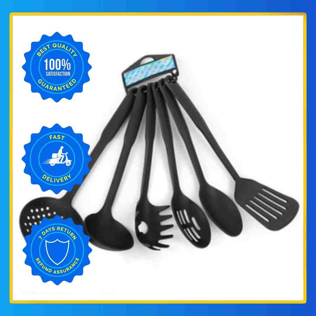 Original Japan 5 PCs Non Stick Heat Resistant Ladle Set Thick Material ...
