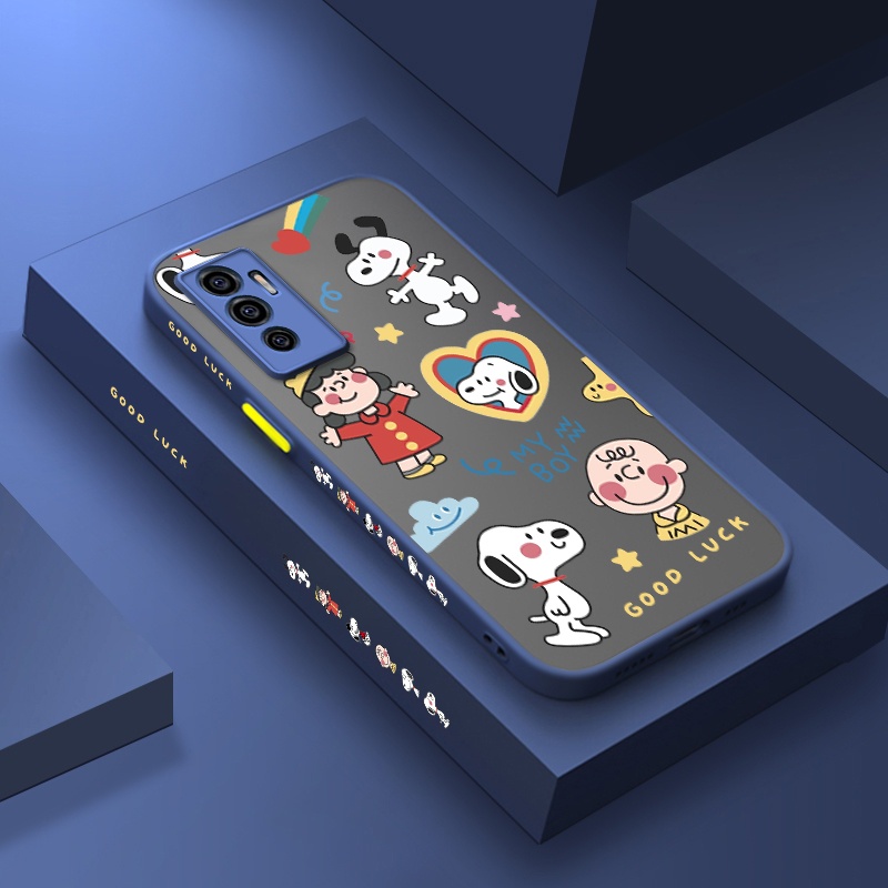 VIVO V23E 4G V23E 5G Case Lovely Snoopy Silicone Frosted Transparent ...
