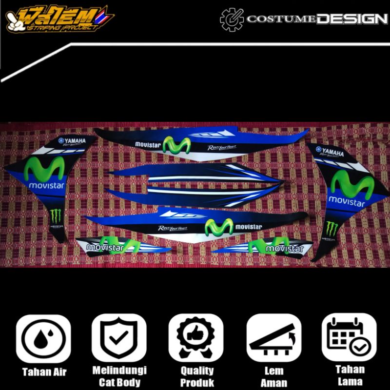 STRIPING JUPITER MX 135 / YAMAHA LC 135 MOVISTAR | Shopee Philippines