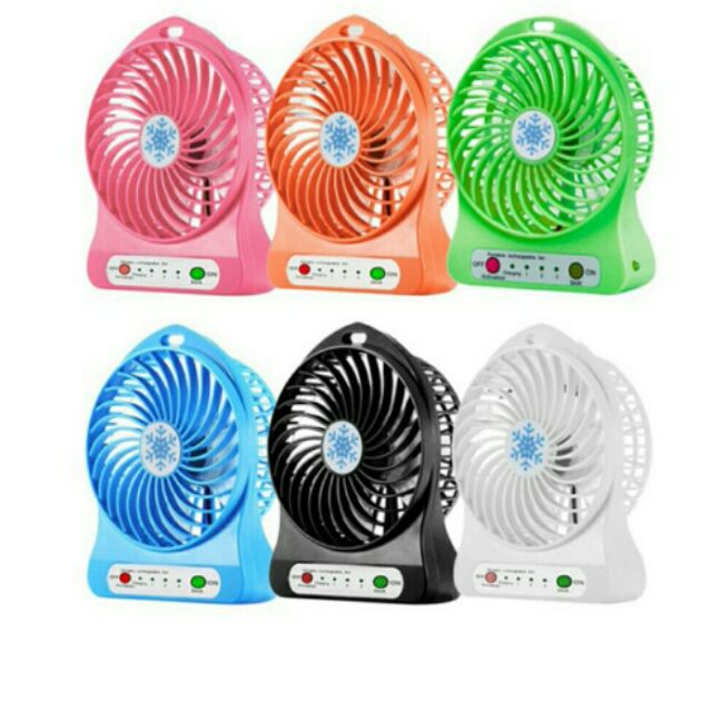Portable Rechargeable Mini FAN (RANDOM COLOR) | Shopee Philippines
