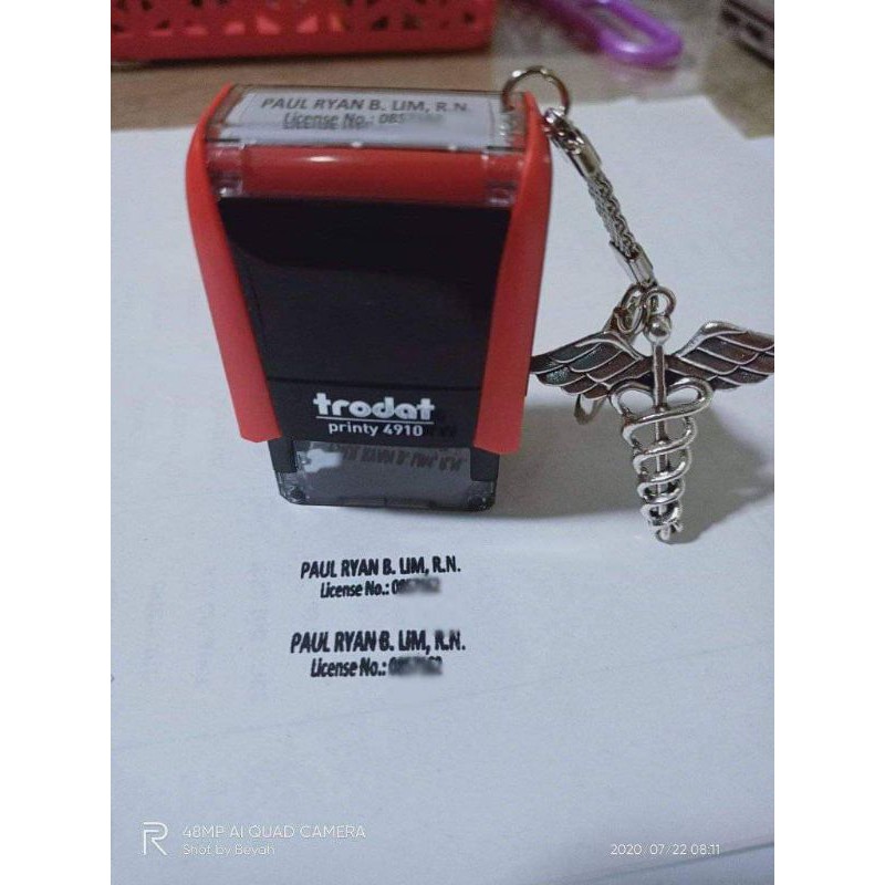 COD Trodat Original Printy 4910 self inking stamp | Shopee Philippines