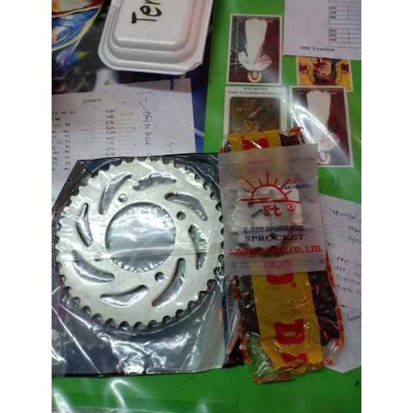 Yamaha sigh t/ vega fi/ vega disc sprocket set 428 14t/40t | Shopee ...