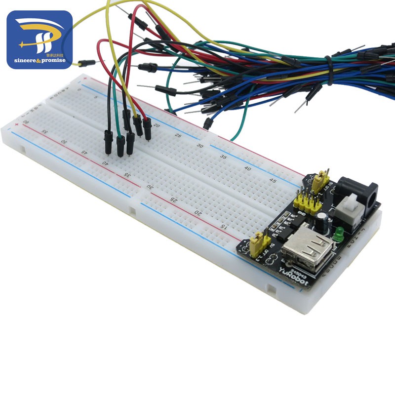 3.3V/5V MB102 Breadboard power module+MB-102 830 points S... | Shopee ...