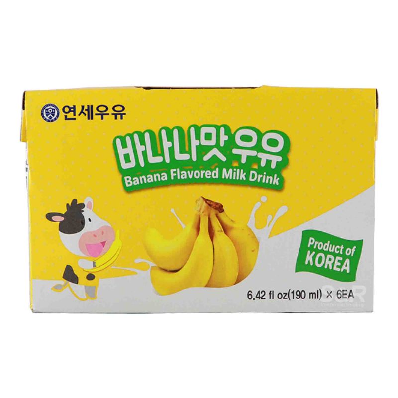 S&R Yonsei Banana and Strawberry Flavored Milk Drink 6pcs x 190ml | Shopee Philippines