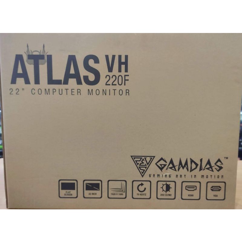 Gamdias Atlas VH220F 22'' 1920 x 1080 75Hz Gaming Monitor | Shopee ...