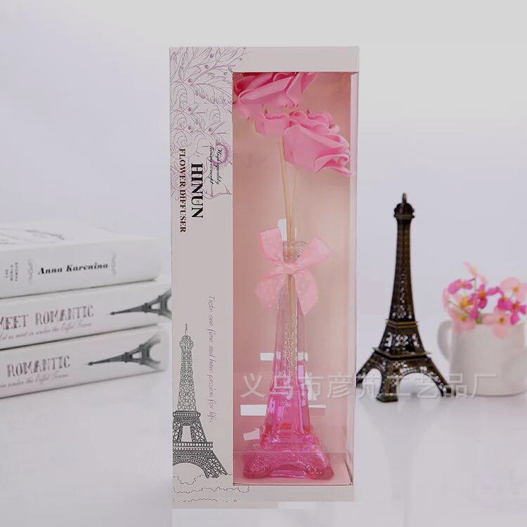 2 Scented Flower w/ Eiffel Tower Diffuser vase in Box | Shopee Philippines
