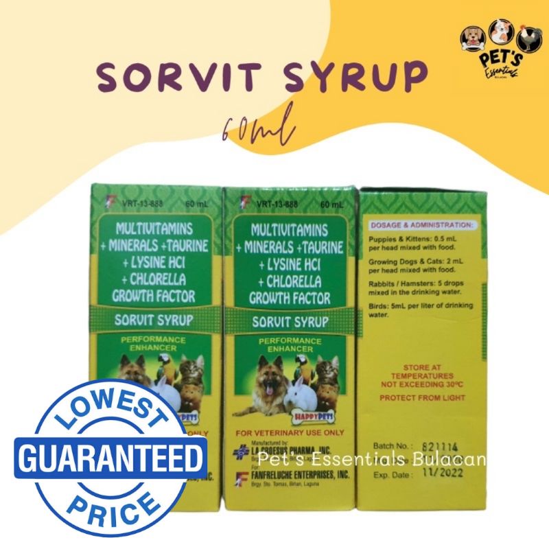 Sorvit Syrup Multivitamins 60ml and 120ml | Shopee Philippines