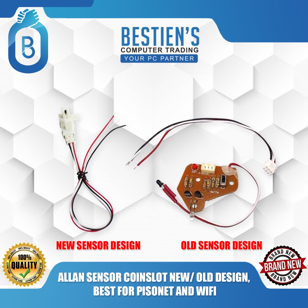 ALLAN SENSOR COINSLOT NEW/ OLD DESIGN, BEST FOR PISONET AND WIFI ...