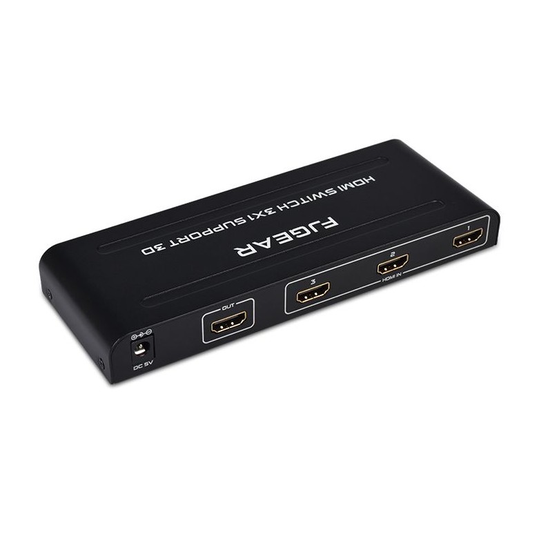 FJGEAR Fj-Hd301 3 Port HDMI Switch | Shopee Philippines