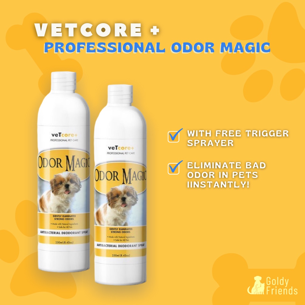 Vet Core Plus Professional Pet Care Odor Magic Antibacterial and ...