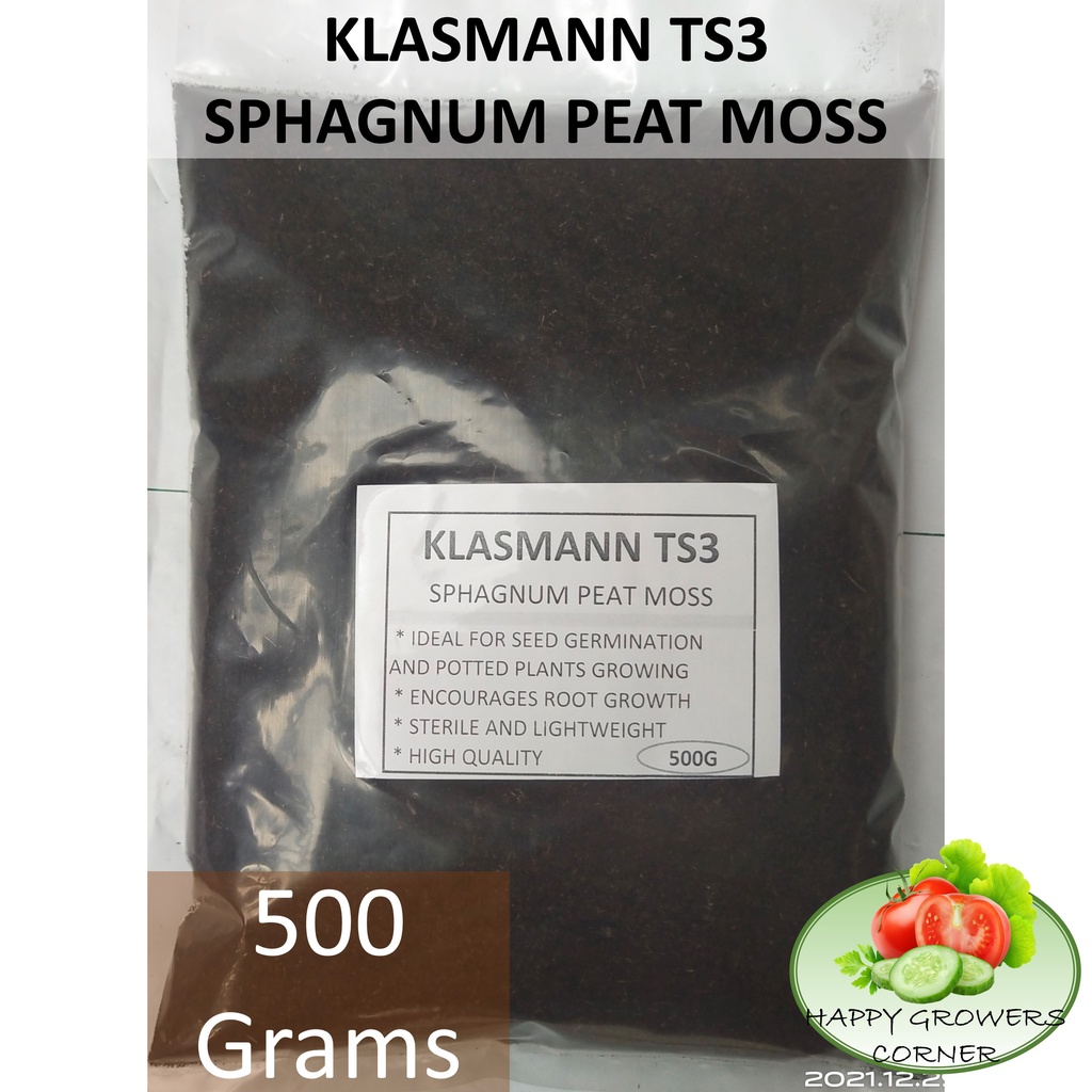 Klasmann TS 3 Sphagnum Peat Moss/Substrate (500 Grams/2 Liters ...