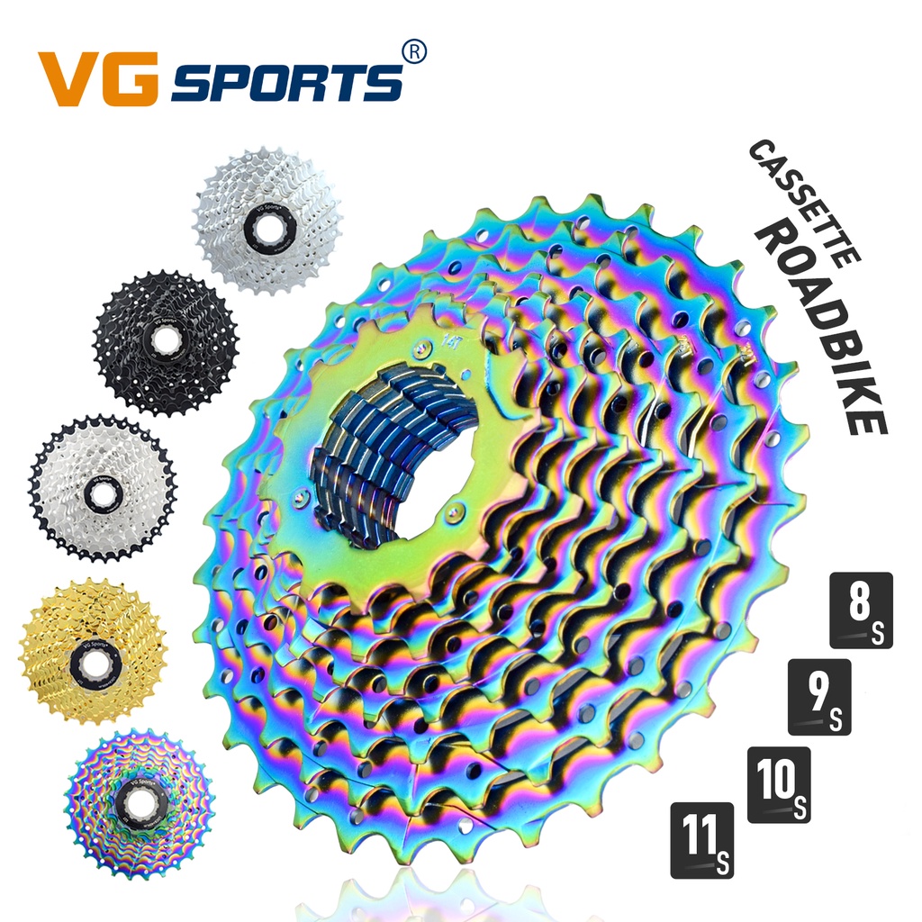 VG Sports 8 9 10 11 Speed Road Bike Cassette 11-25T/28T/32T/34T/36T ...