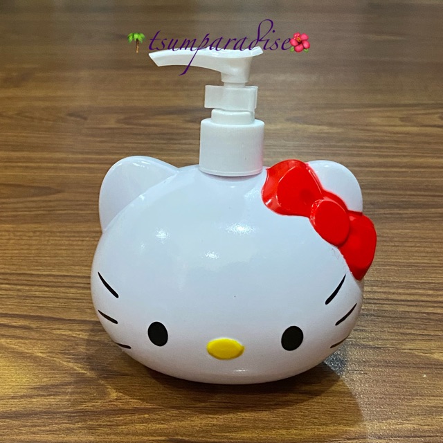 Hello Kitty Pump Bottle 400ml Soap Shampoo Conditioner Dispenser | Shopee Philippines