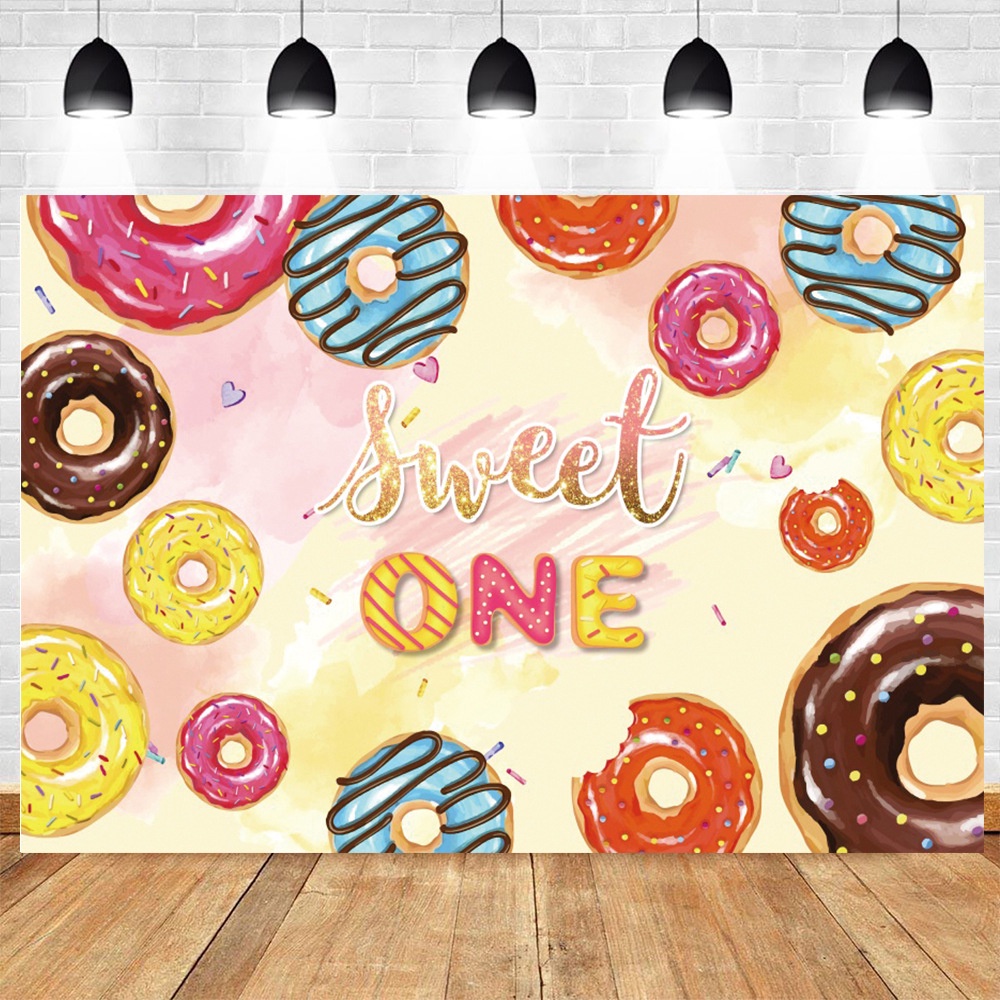 Candy Theme Birthday Backdrop Photography Welcome To Candyland Baby Boy ...