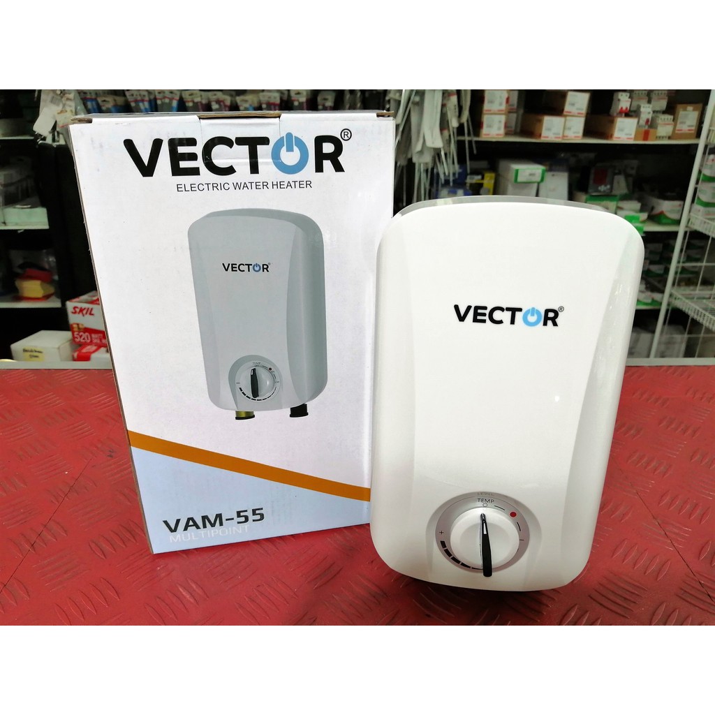 VECTOR Multi Point Electric Instant Water Heater VAM-55 | Shopee ...