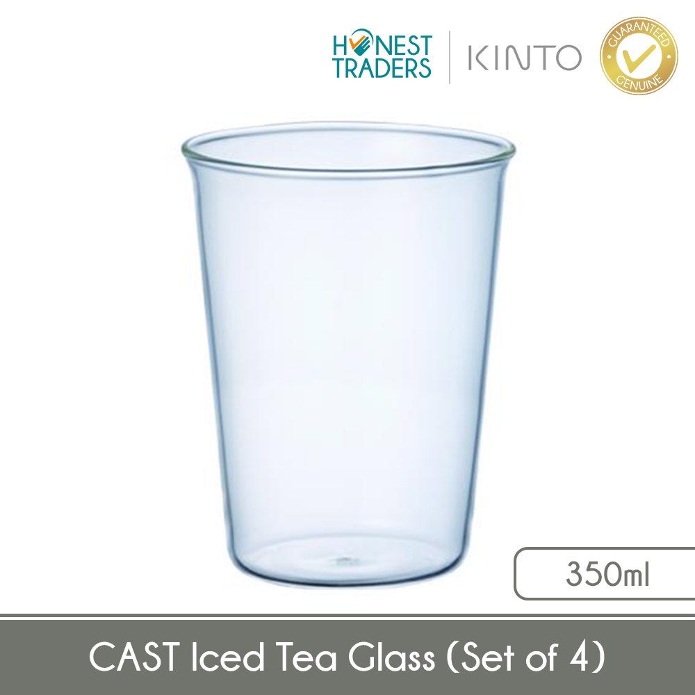 Kinto Cast Iced Tea Glass 350ml Set Of 4 8431 | Shopee Philippines