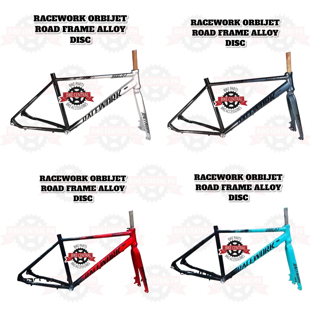 RACEWORK ORBITJET FRAME+FORK 700c DISC/CALIPER BRAKE | Shopee Philippines